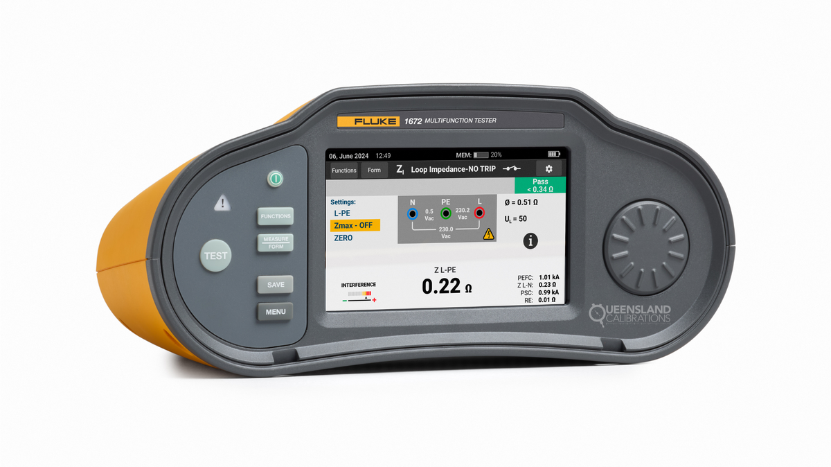 NEW Fluke 1672 Multifunction Installation Tester – Queensland Calibrations