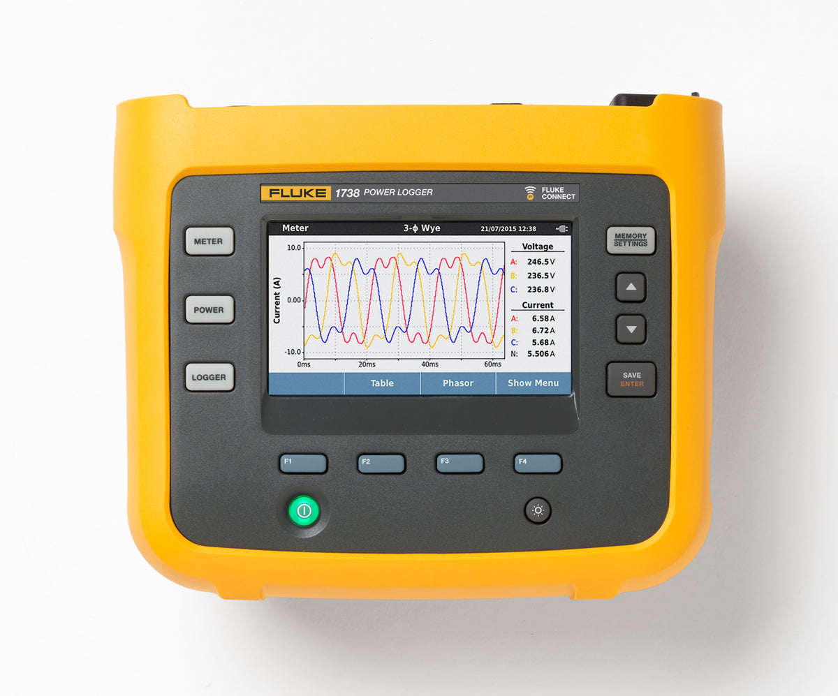 Fluke 1738 Three-Phase Power Quality Logger – Queensland Calibrations